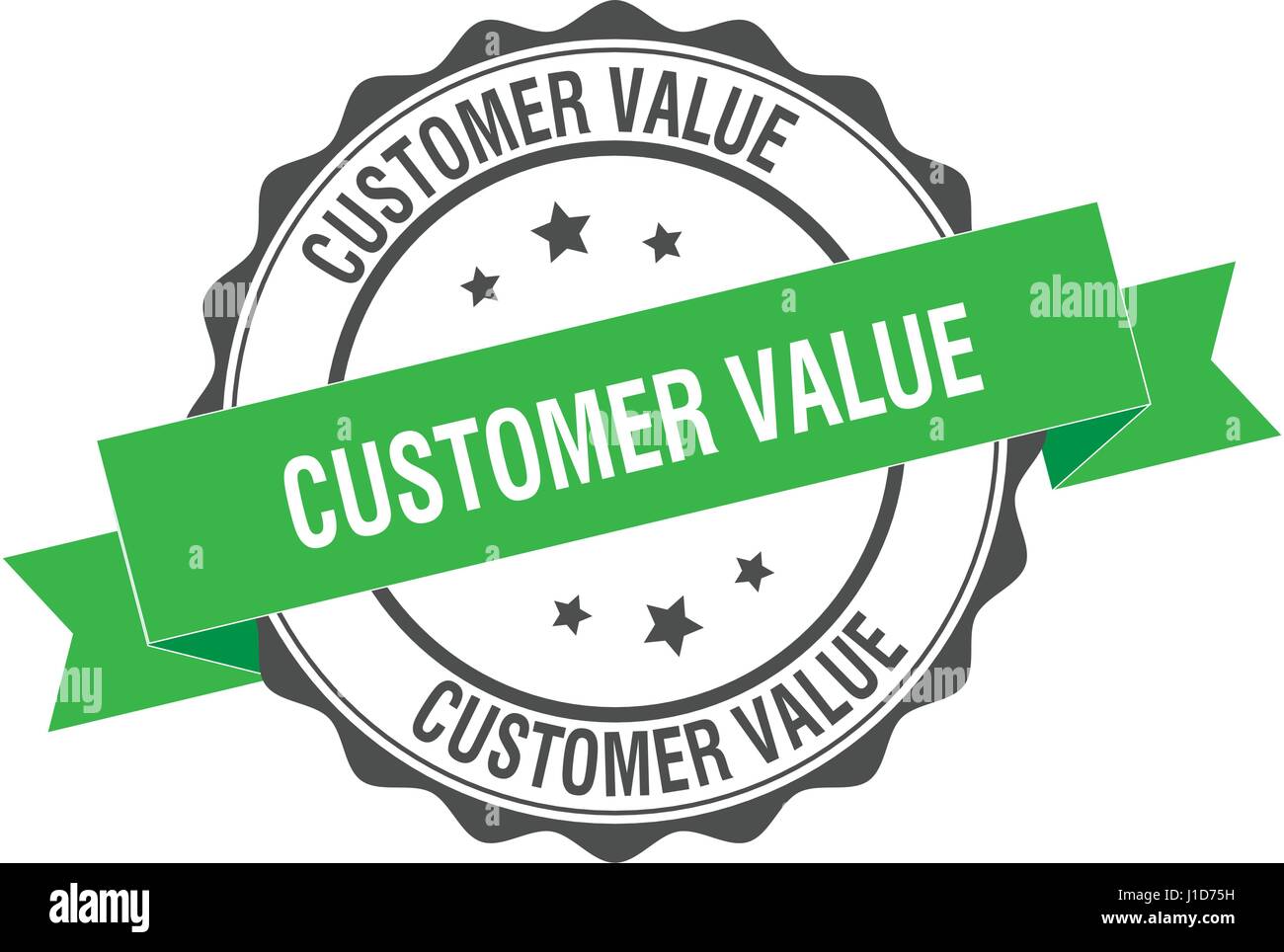Customer value stamp illustration Stock Vector Image & Art - Alamy