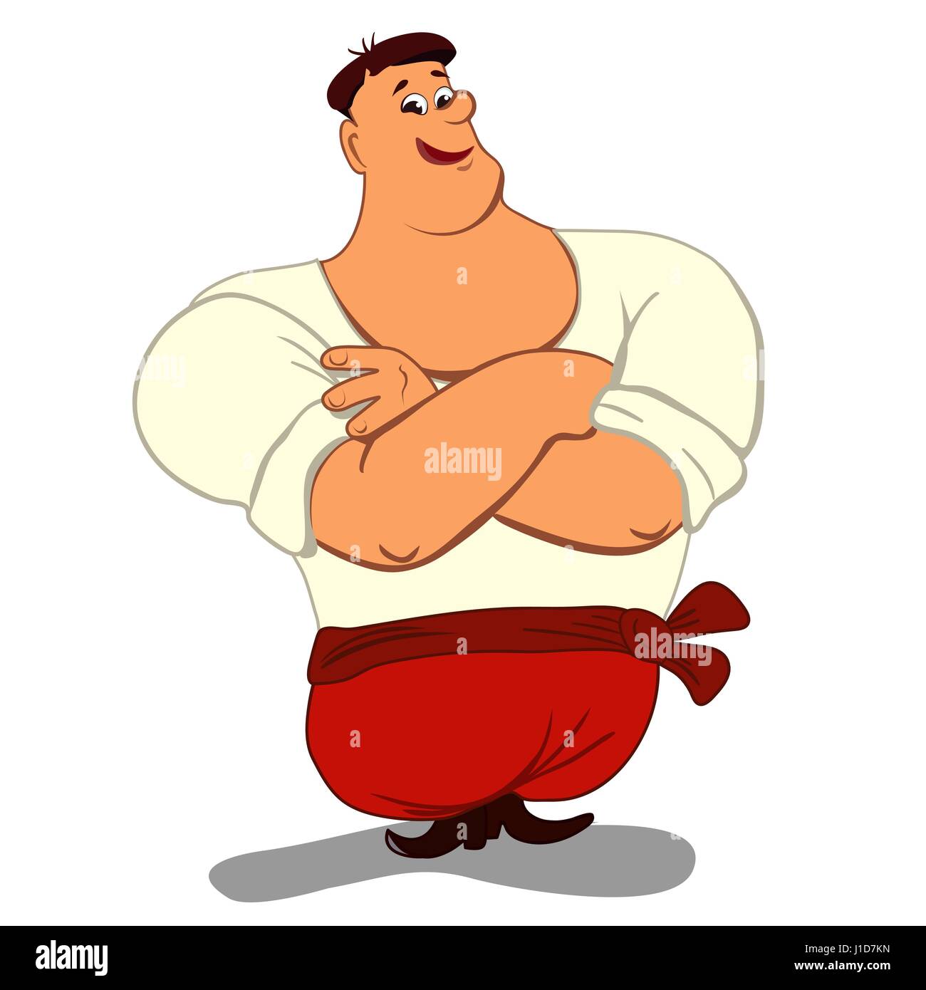 Cossack illustration Cut Out Stock Images & Pictures - Alamy