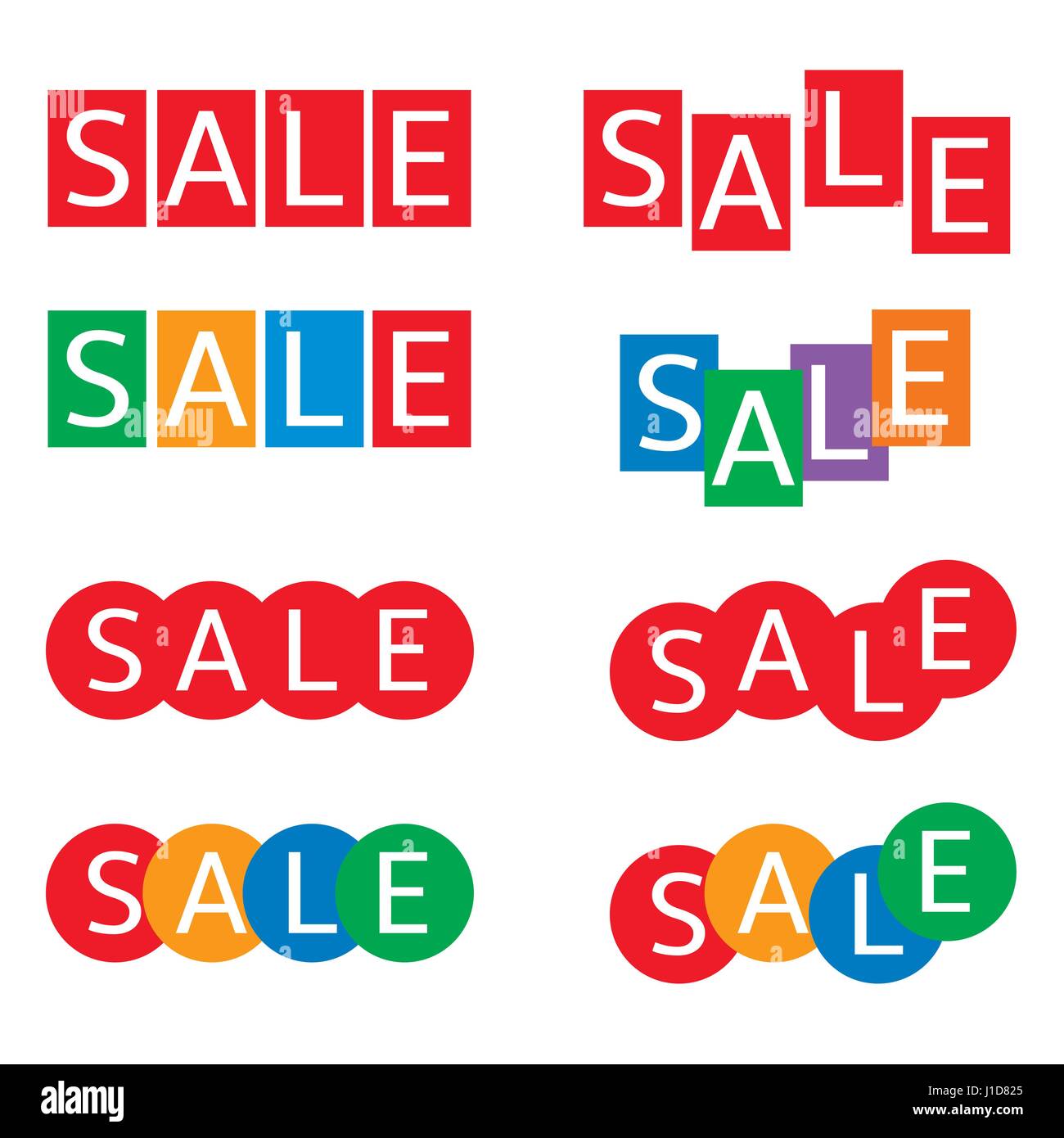 Sale label set Stock Vector Image & Art - Alamy