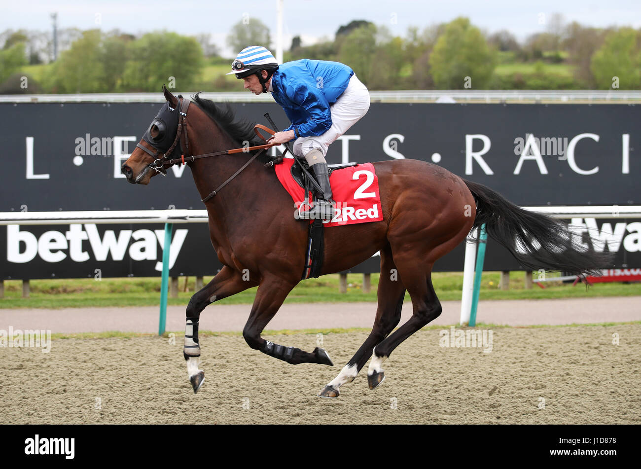 Carlton Choice ridden by jockey Ted Durcan going to post prior to the ...