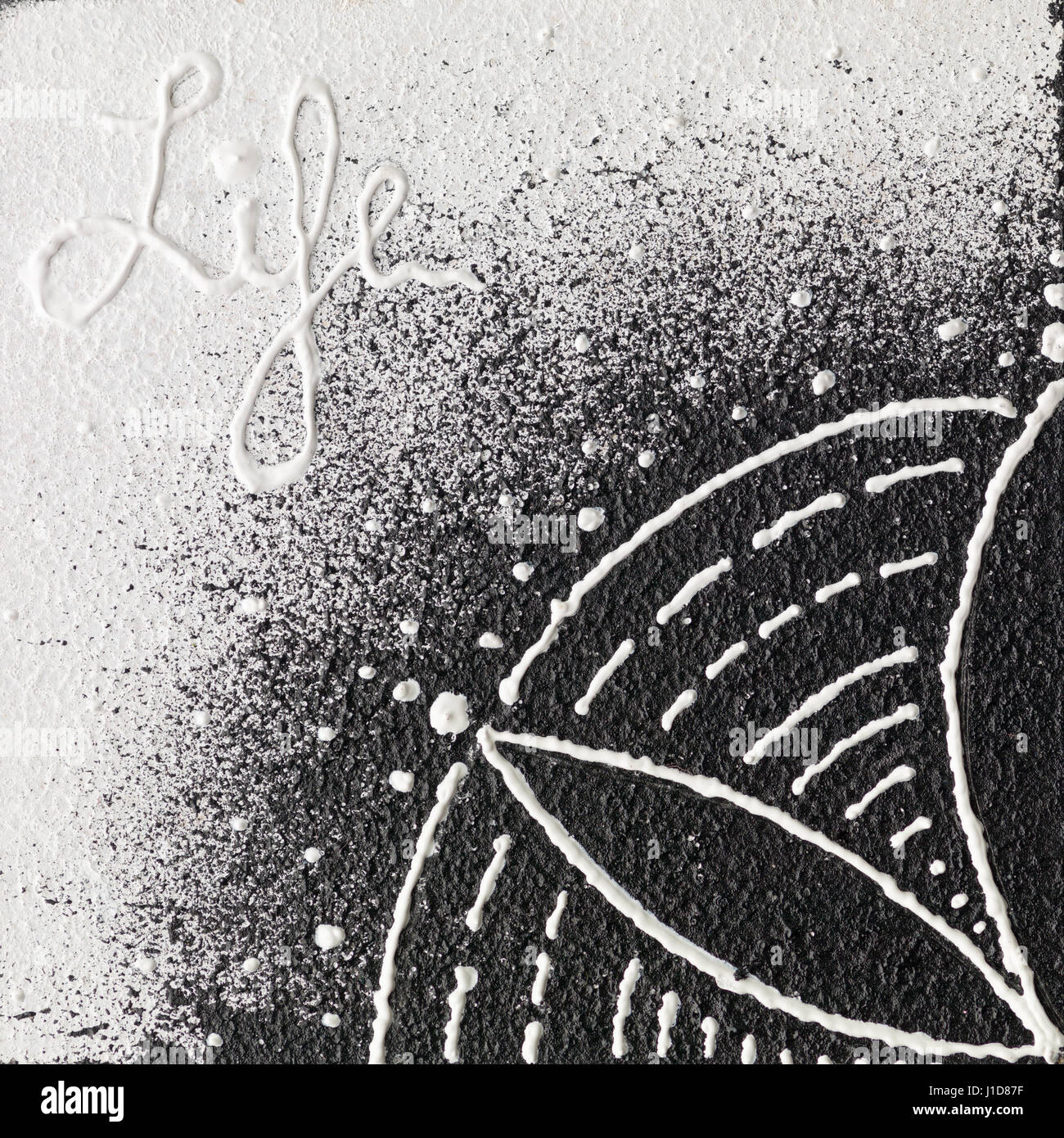 Black white sacred geometry hi-res stock photography and images - Alamy