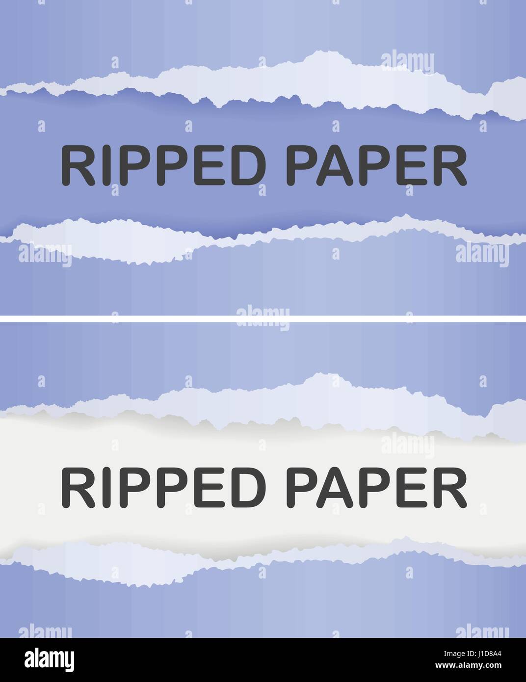 Realistic ripped paper Stock Vector Image & Art - Alamy