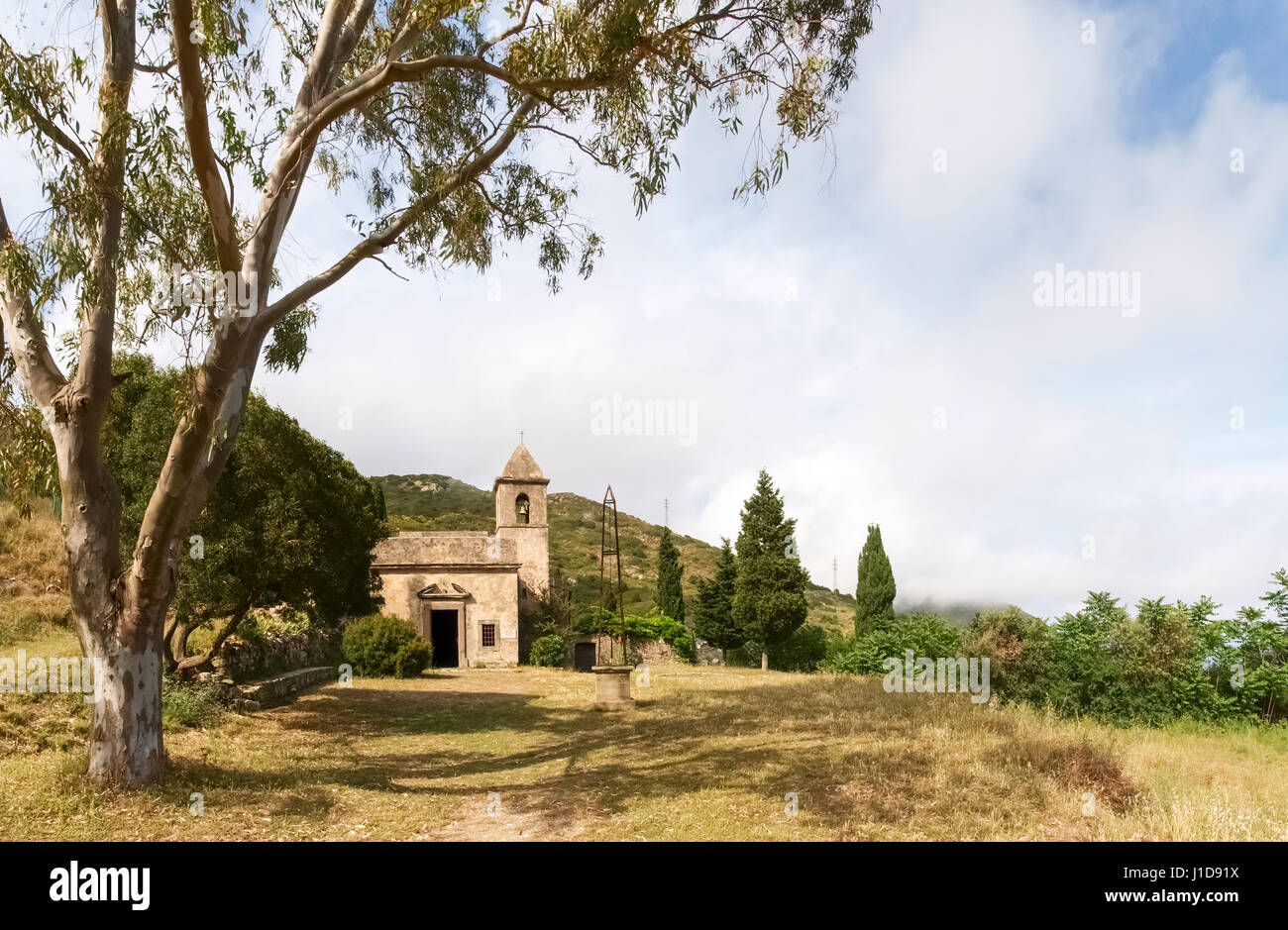 Elba, Italy - June 9, 2016: "santuario di Santa Caterina", on the ...