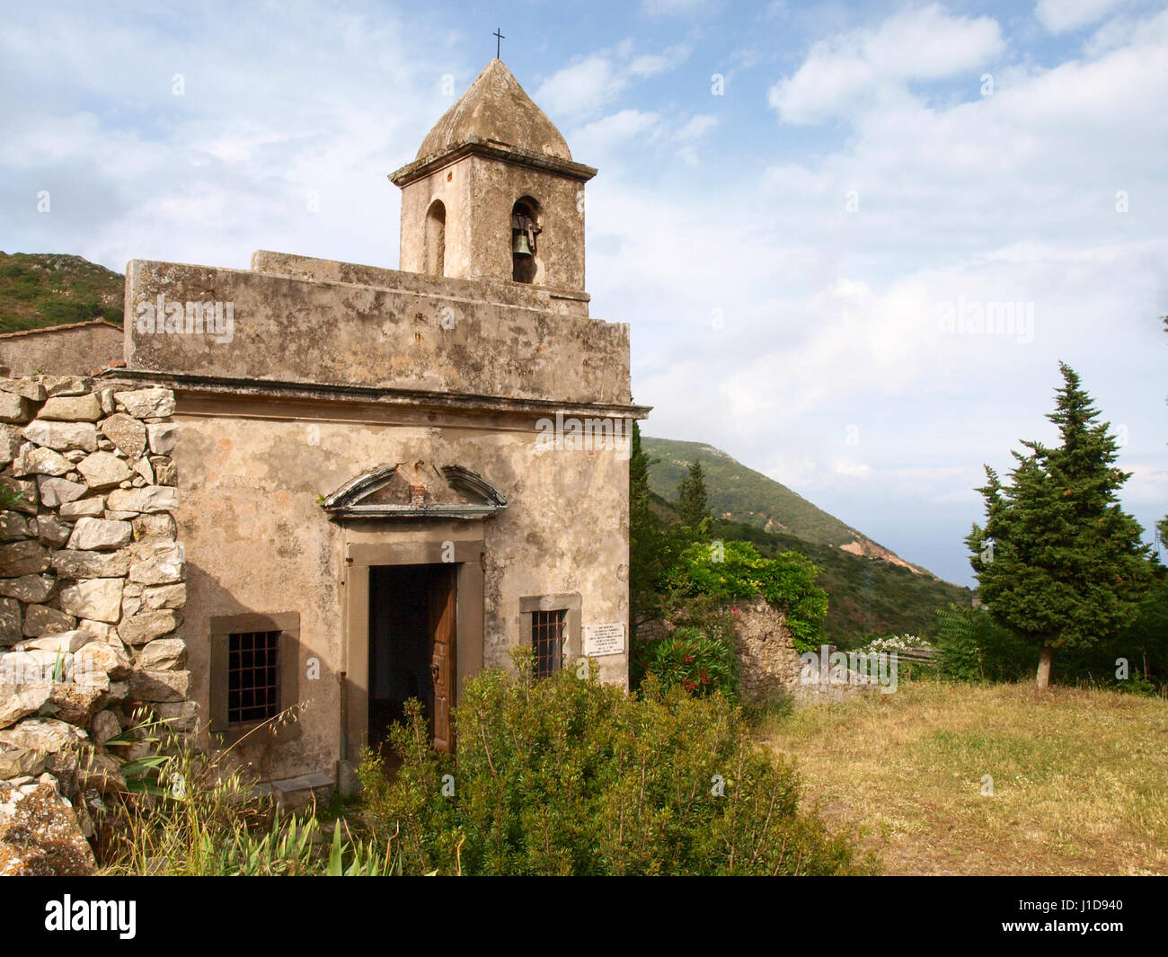 Elba, Italy - June 9, 2016: "santuario di Santa Caterina", on the ...