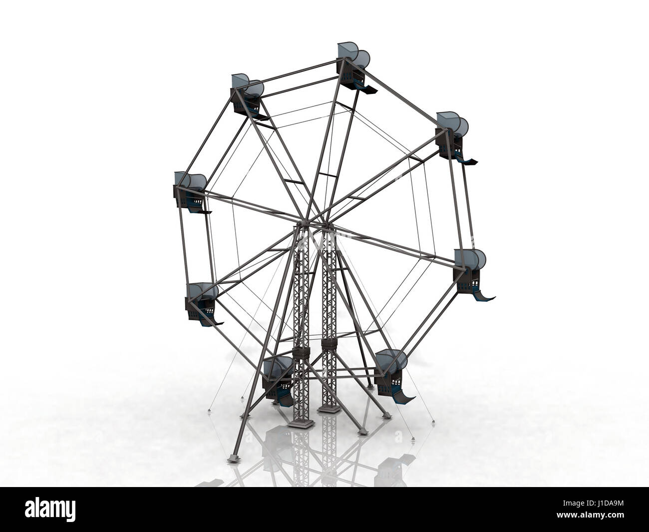 the big wheel on awhite background Stock Photo - Alamy
