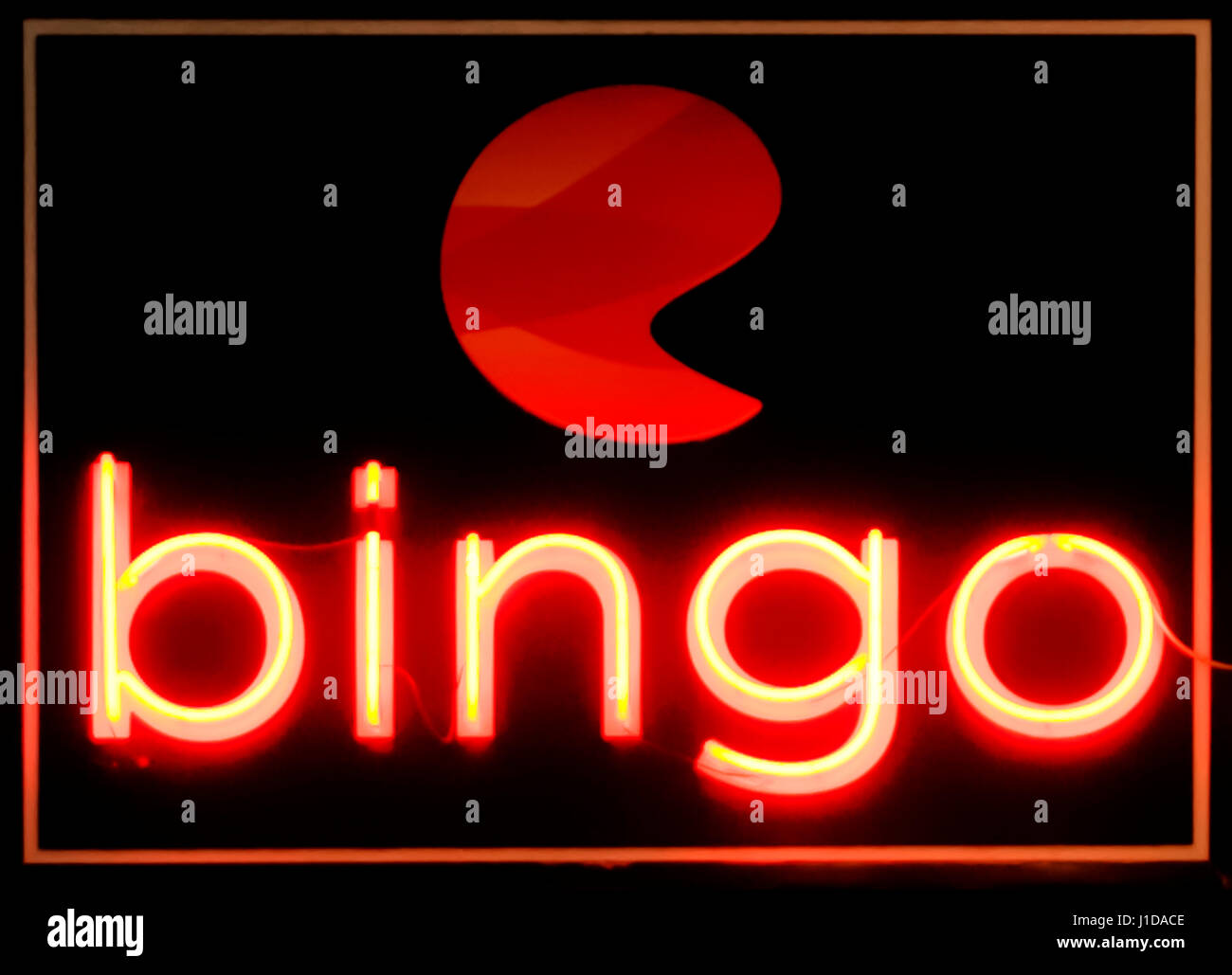 Sign advertising bingo night hi-res stock photography and images - Alamy
