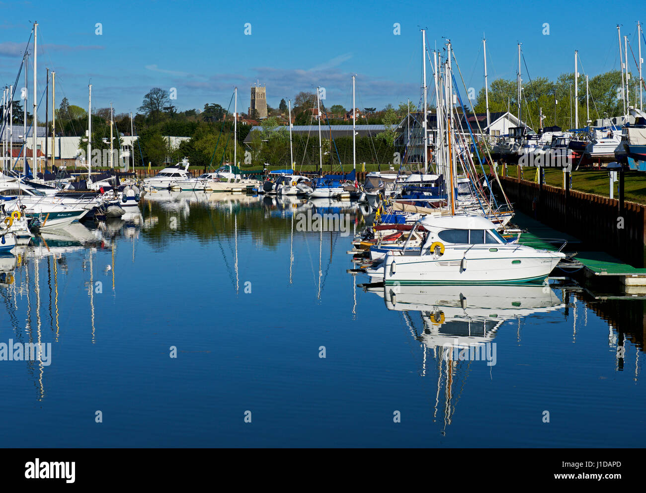 The marina, Woodbridge, Suffolk, England UK Stock Photo - Alamy