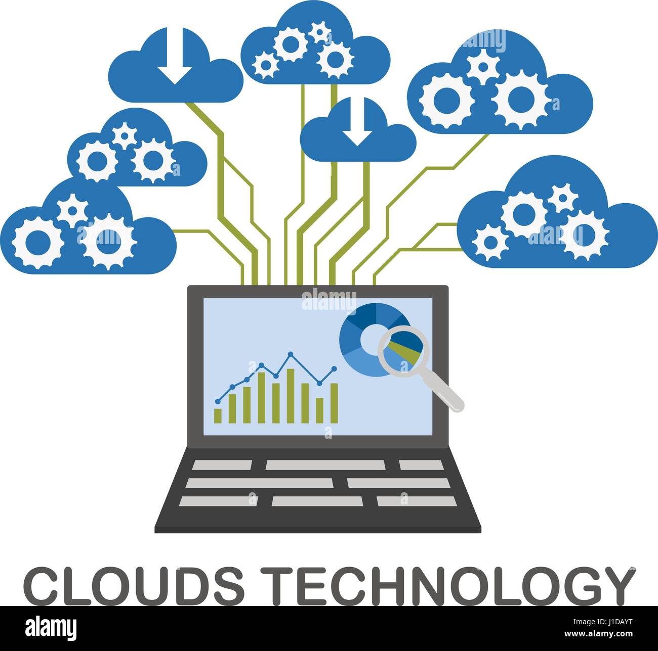 Concept global communication information Stock Vector Images - Alamy