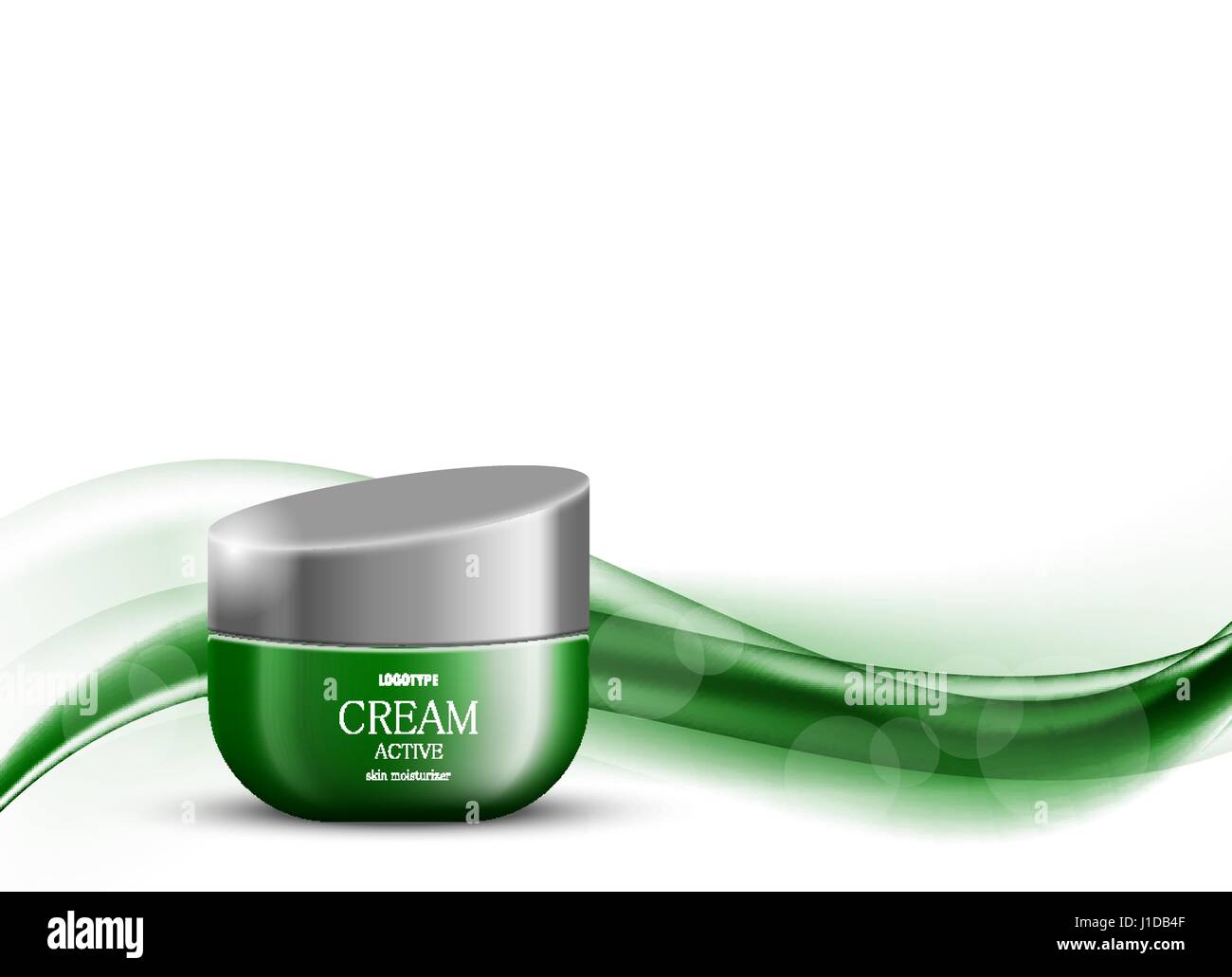 Natural cosmetic skin product Cut Out Stock Images & Pictures - Alamy