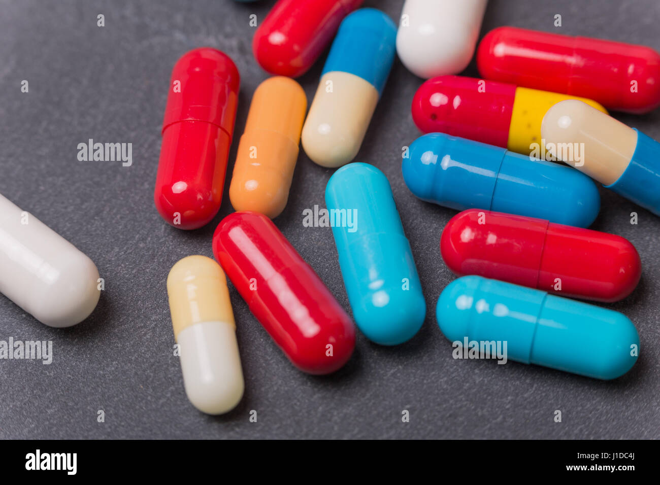 different Tablets pills capsule heap mix therapy drugs Stock Photo - Alamy