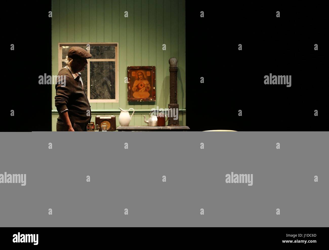 Leading actor Stephen Brennan on the stage of the Gaiety Theatre during ...