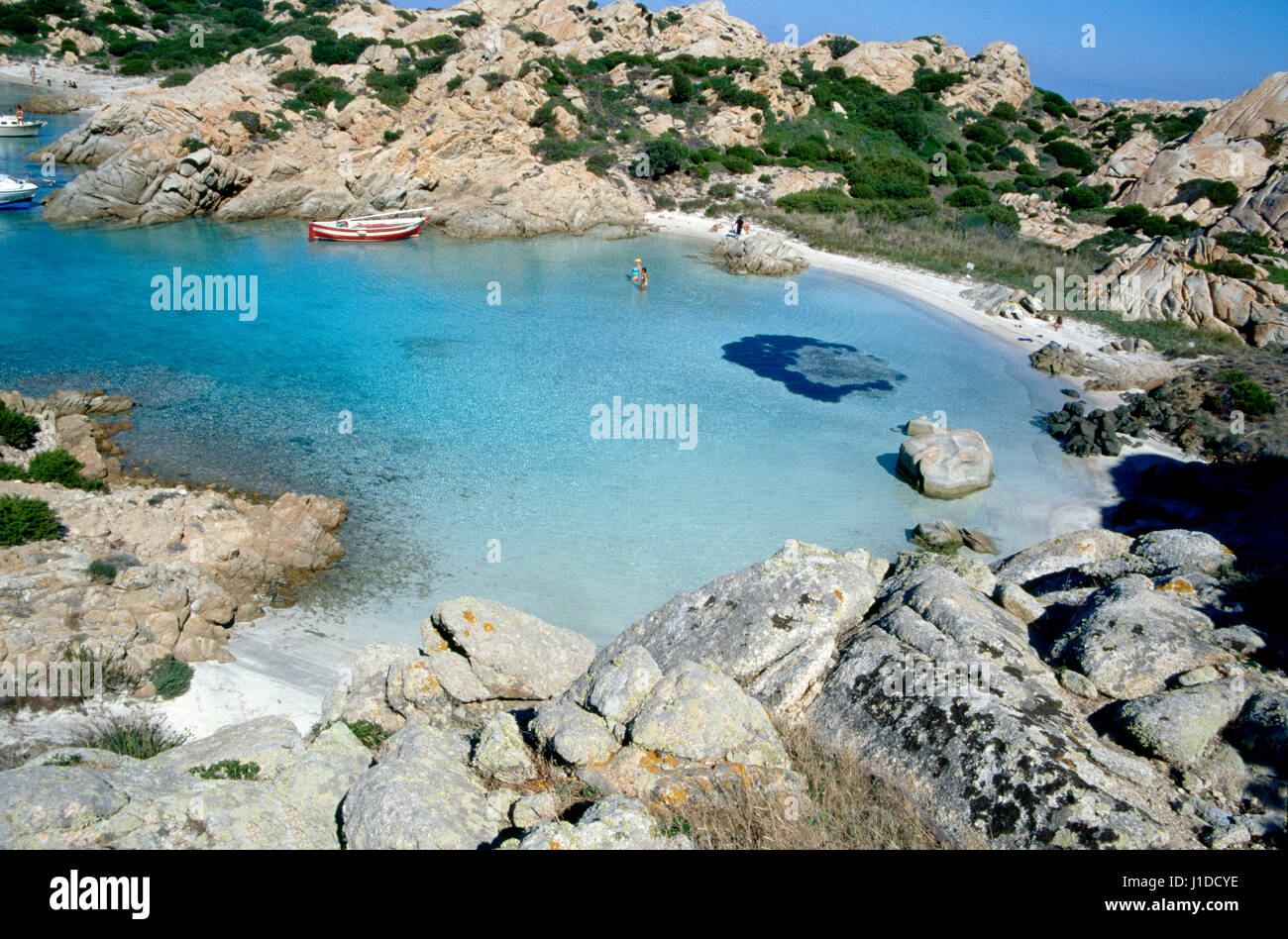 Sardinia, La Maddalena Archipelago. Caprera Island, Cala Napoletana ...