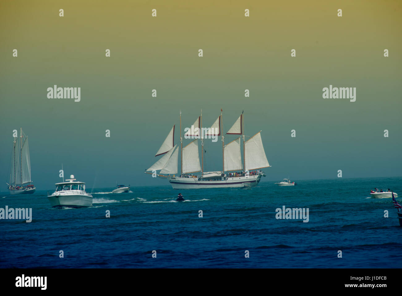 big tall ships vintage old ships Stock Photo - Alamy