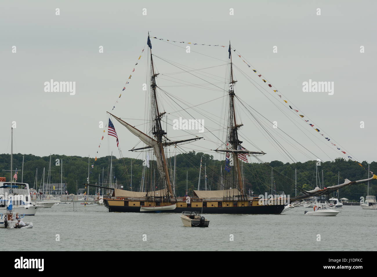 big tall ships vintage old ships Stock Photo - Alamy