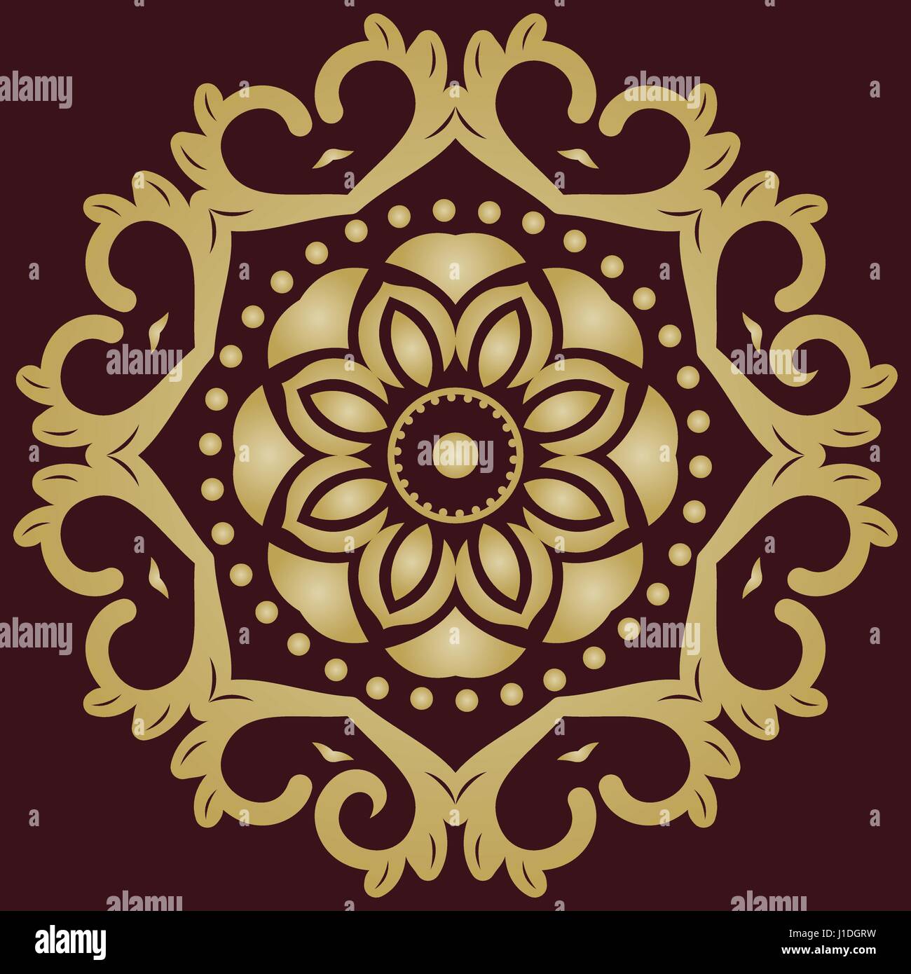 Oriental Abstract Vector Pattern Stock Vector Image & Art - Alamy