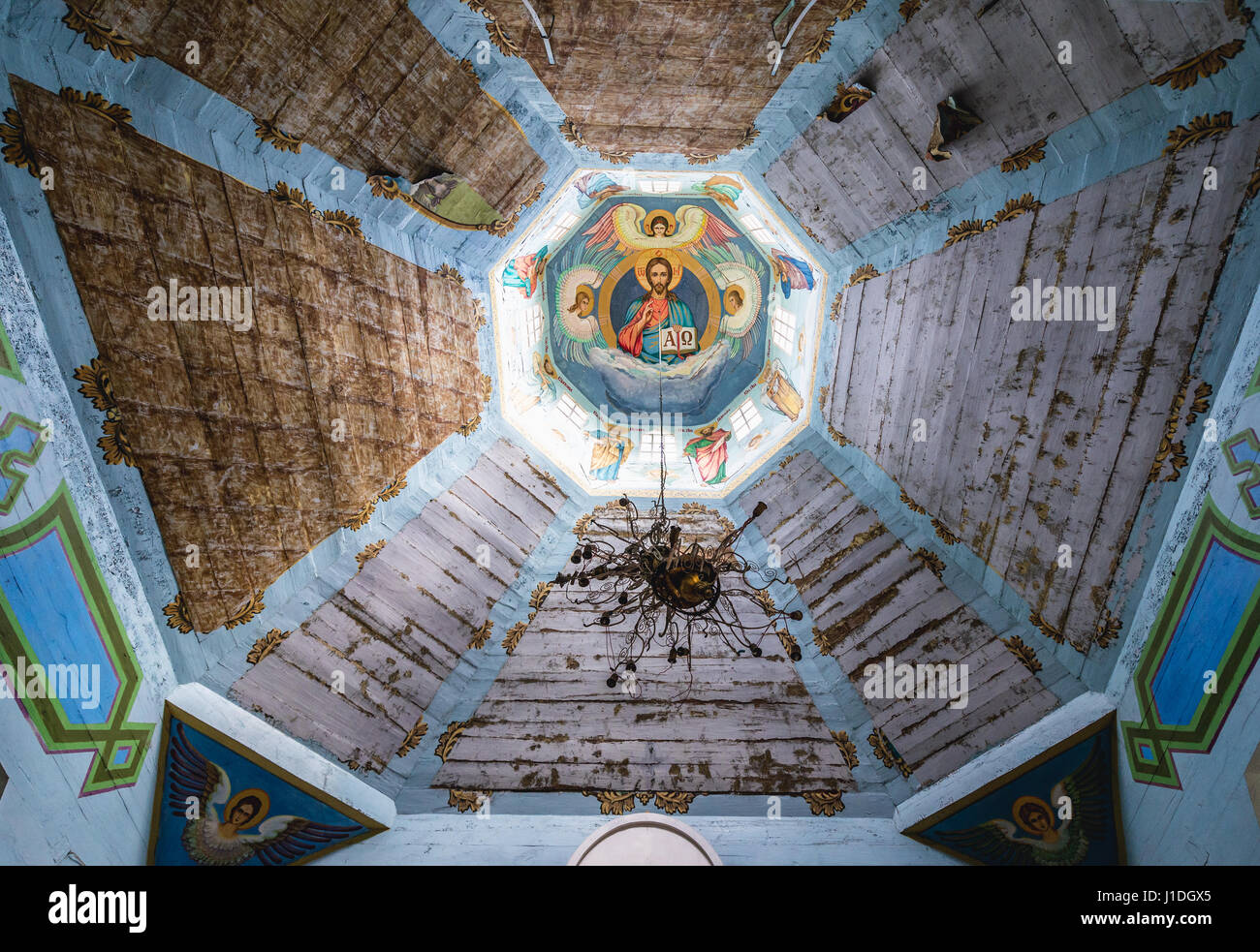 Paintings in Orthodox church of Saint Michael in Krasne, one of ...