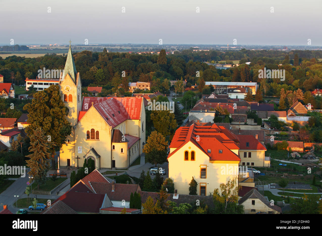 Church - Aerial view Stock Photo - Alamy