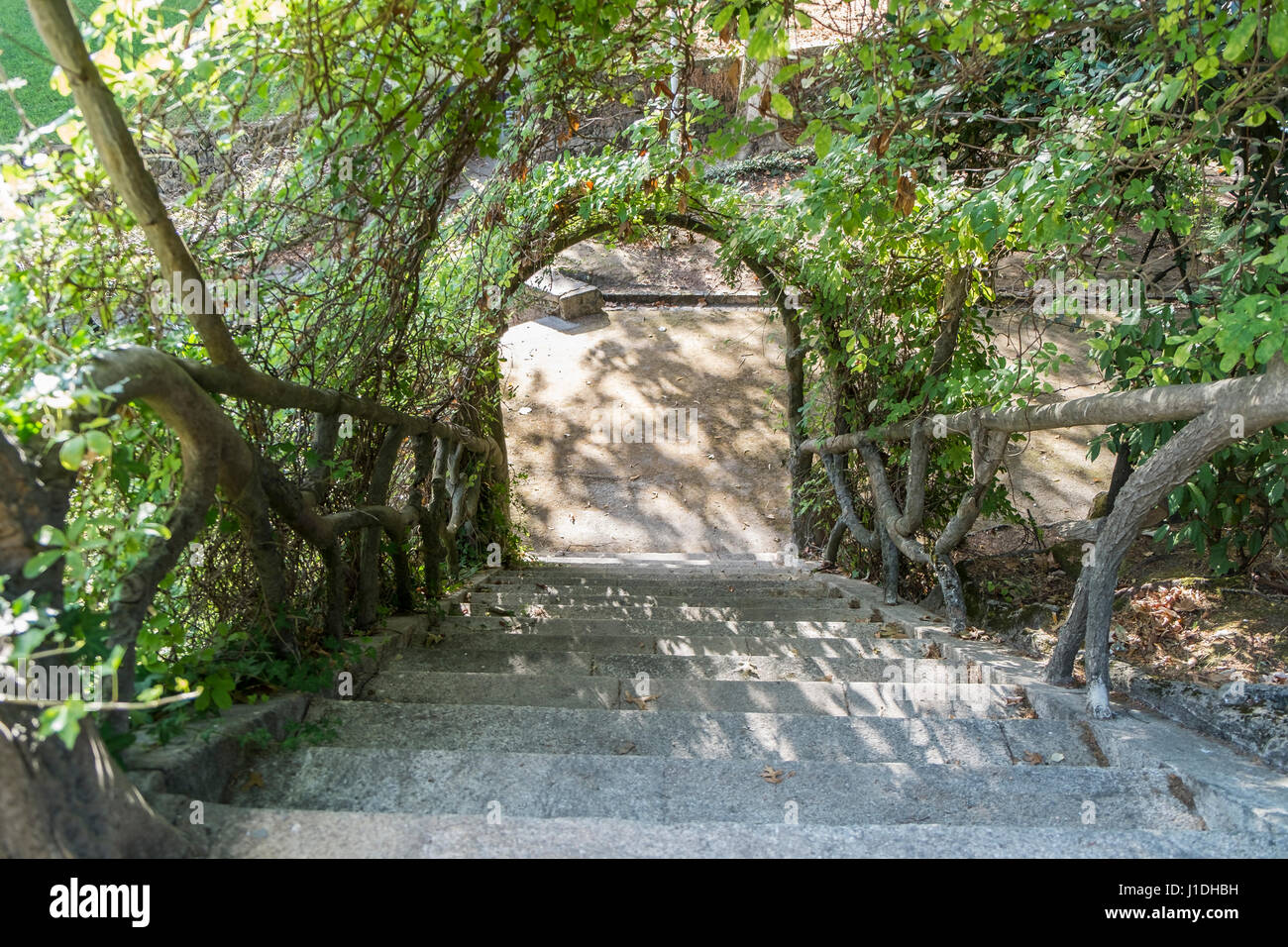Medieval stone stairs Stock Photo - Alamy