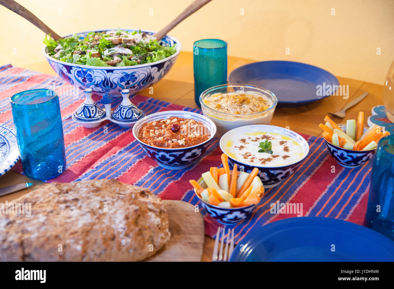 Homemade vegetarian food Stock Photo - Alamy