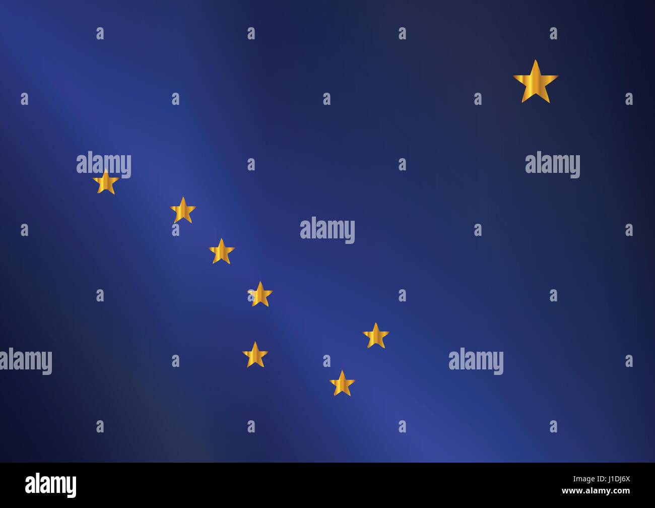 The flag of the state of Alaska Stock Vector Image & Art - Alamy