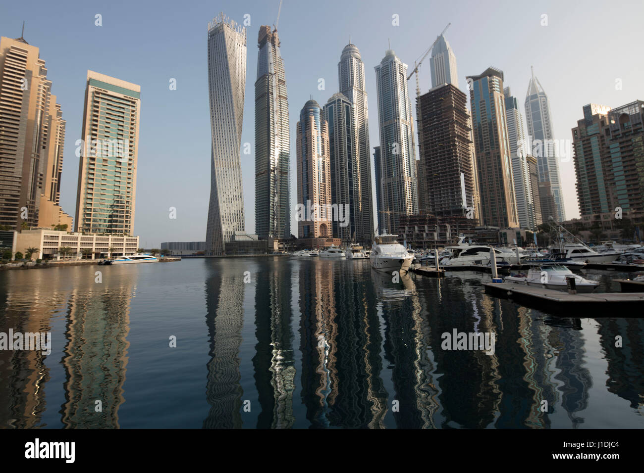 Dubai, the skyline of modern and beautiful city Stock Photo - Alamy