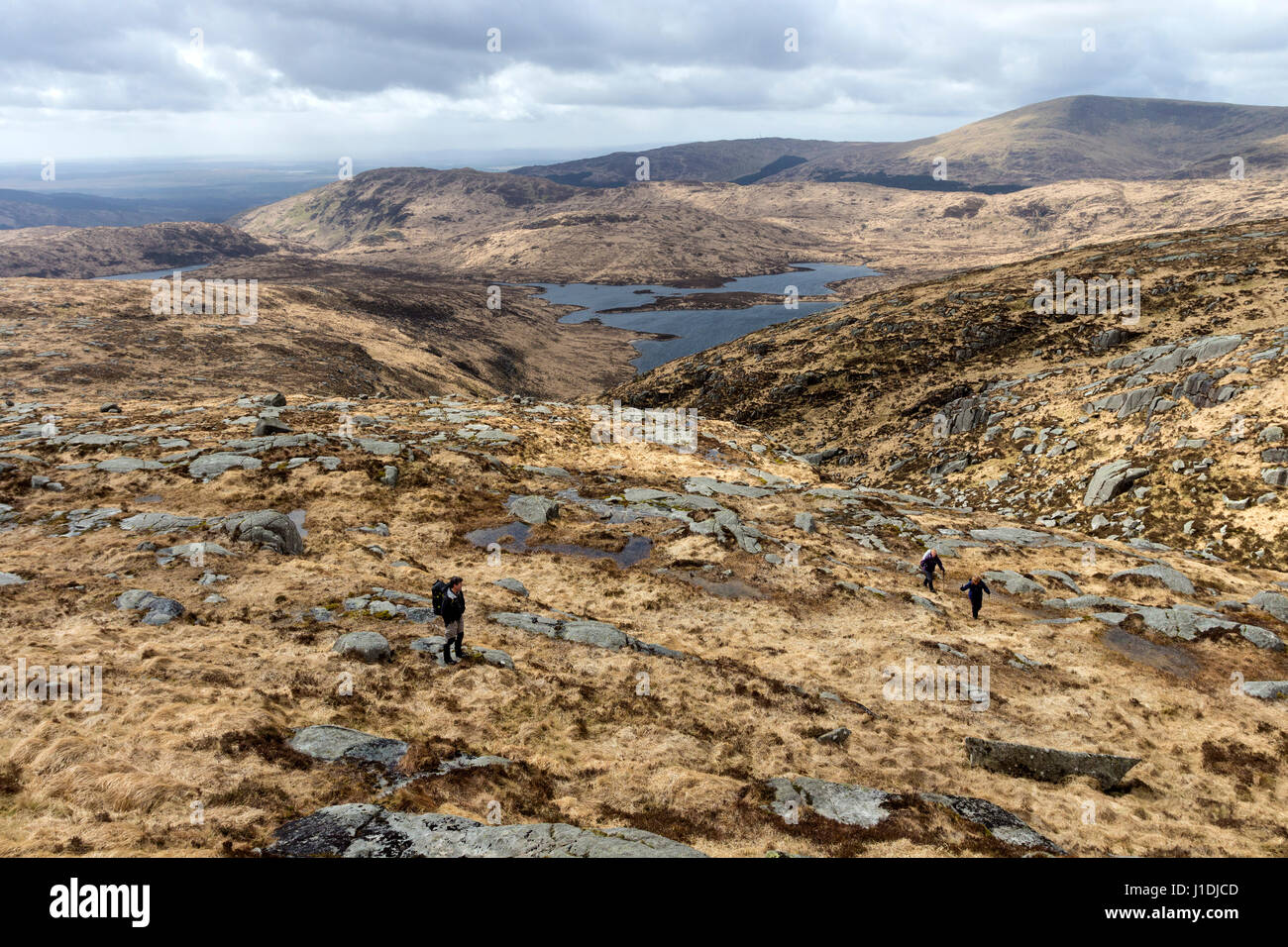 Scotland loch trool walkers hi-res stock photography and images - Alamy