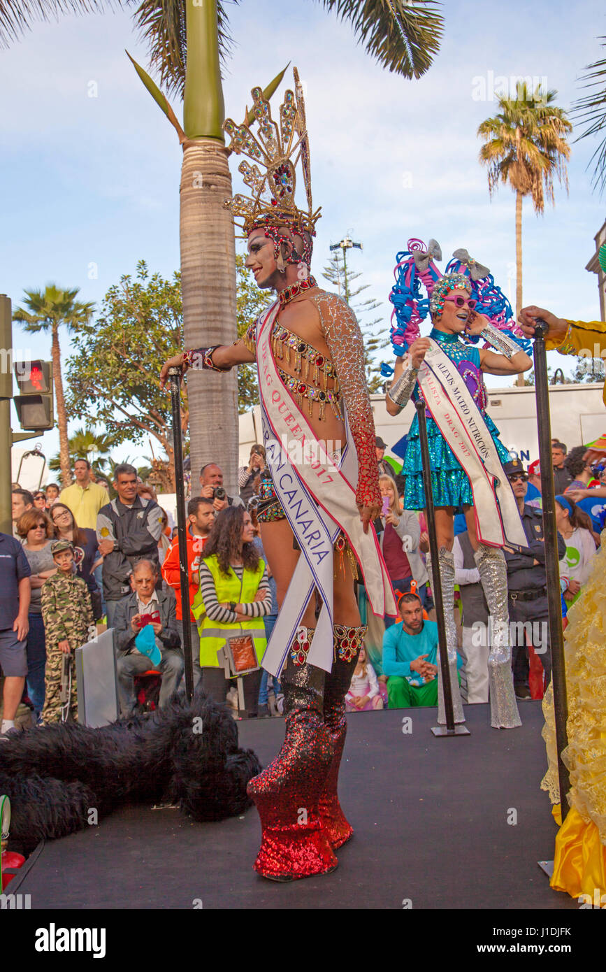 Las Palmas de Gran Canaria, Spain - March 04: Drag Queen and ...