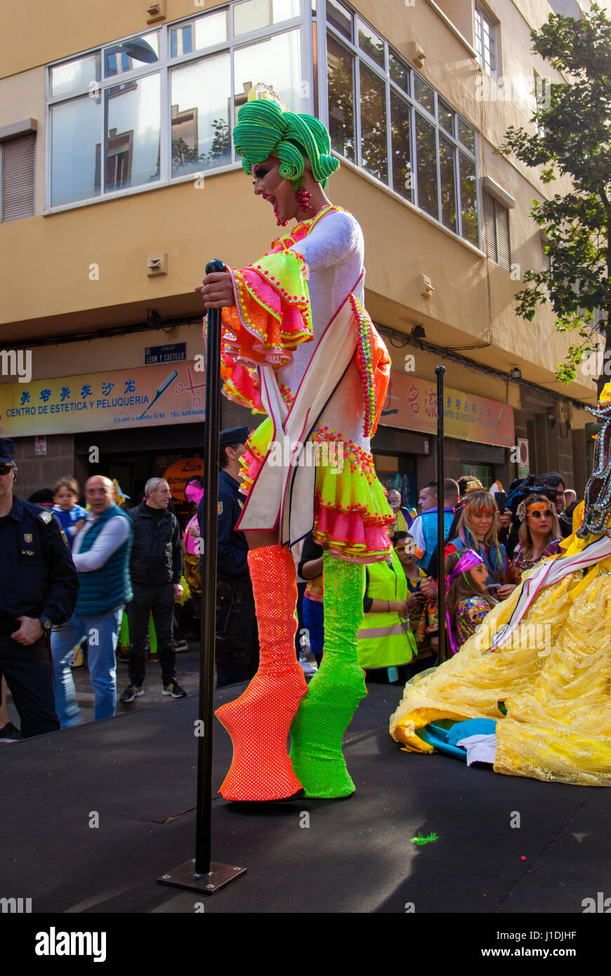 Las Palmas de Gran Canaria, Spain - March 04: Drag Queen Competition ...
