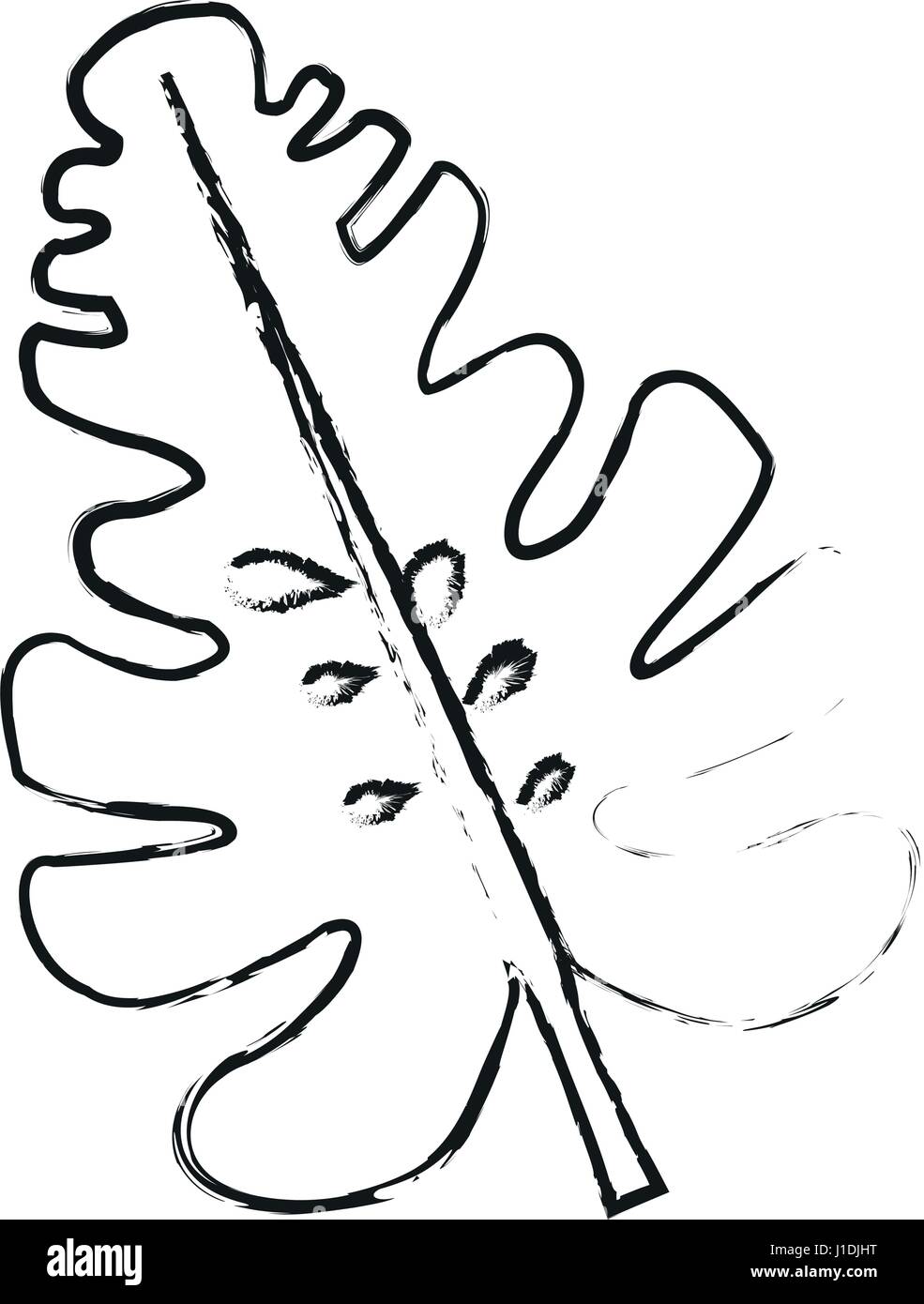 single leaf icon image Stock Vector Image & Art - Alamy