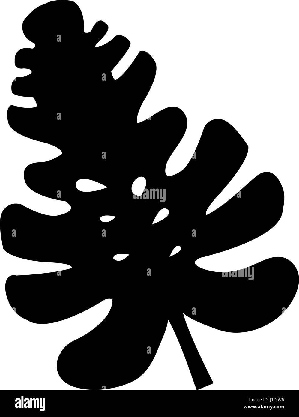 single leaf icon image Stock Vector Image & Art - Alamy