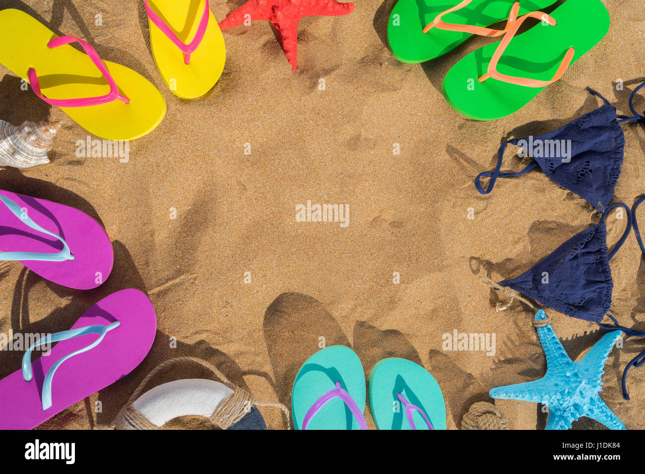 Summer beach fun Stock Photo - Alamy