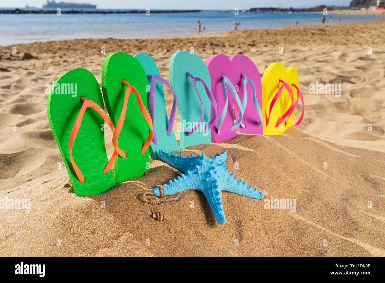Summer beach fun Stock Photo - Alamy