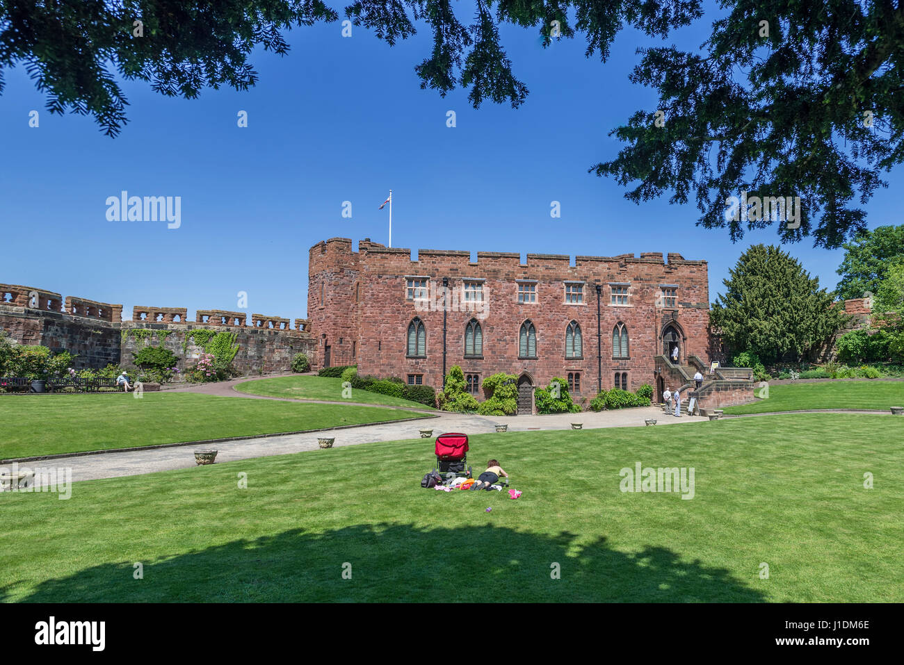 Shrewsbury Castle. Shrewsbury Shropshire Salop Stock Photo - Alamy