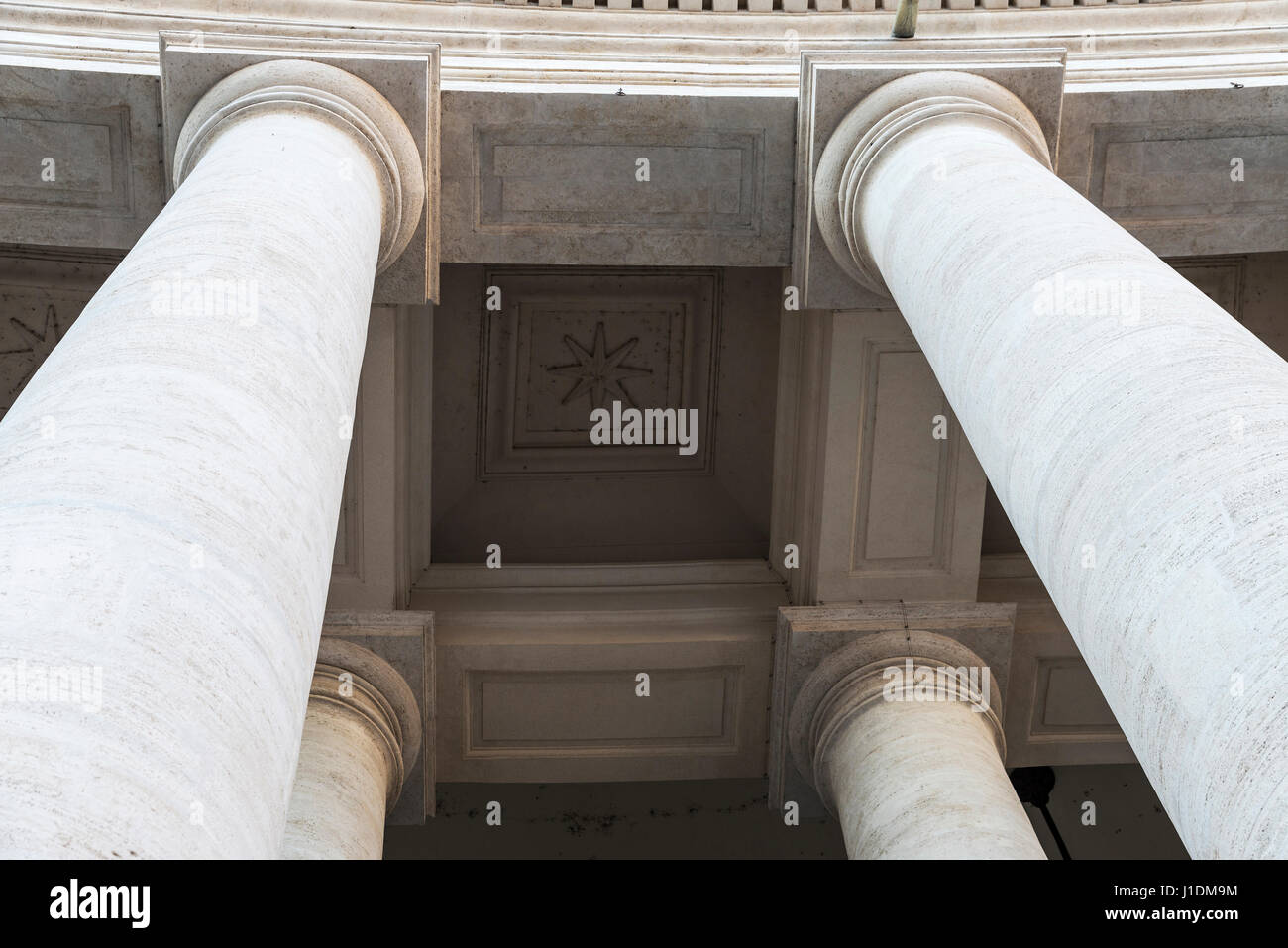 Columns of Saint Peter's Square in Vatican City, Vatican Stock Photo ...