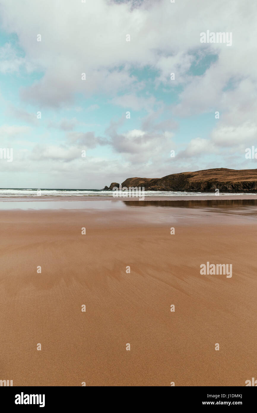 Sand beach at Farr Bay, Bettyhill, Sutherland, Scotland Stock Photo - Alamy