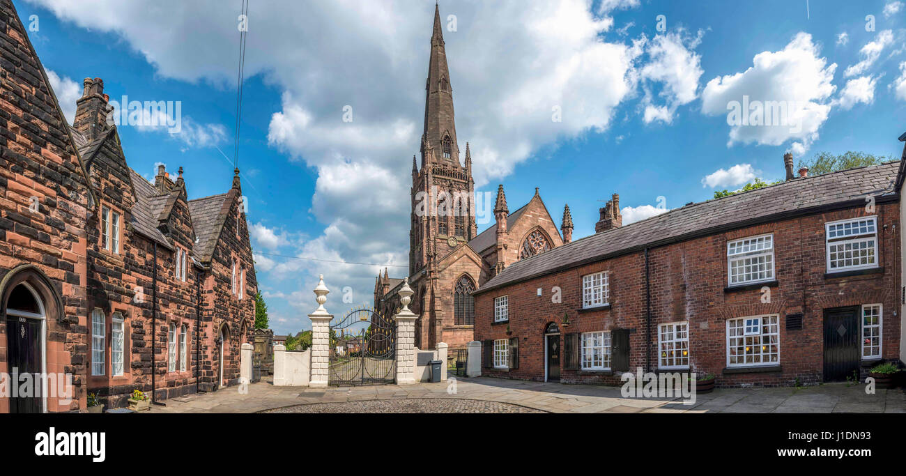 St. Elphin's parish church Warrington. The church is designated by ...