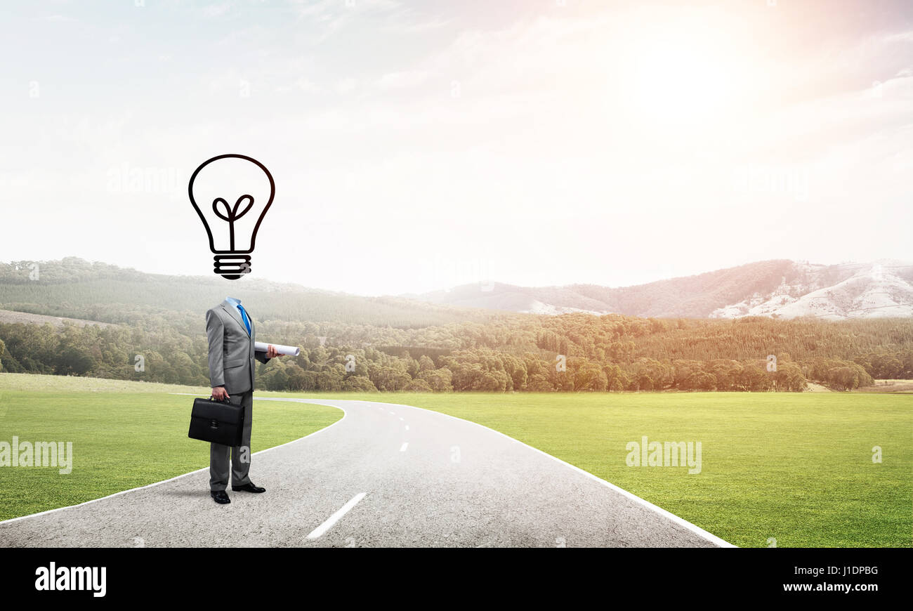 Man of creative ideas Stock Photo - Alamy