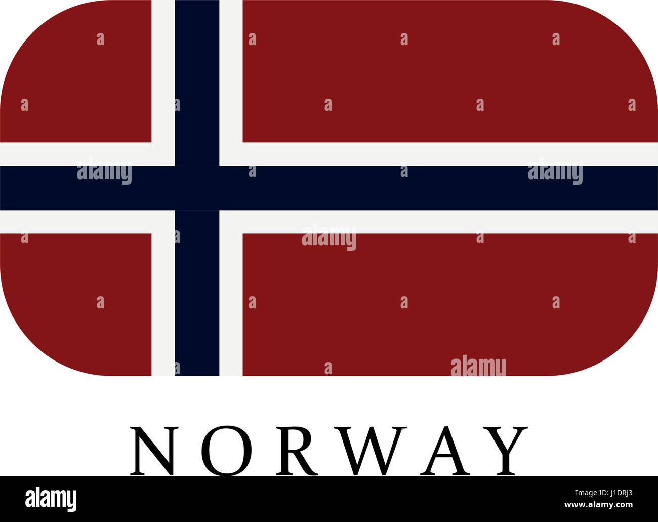 Flag of norwegian Stock Vector Image & Art - Alamy