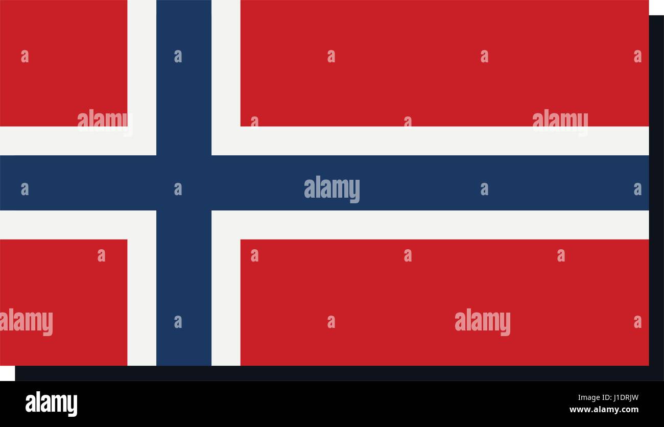 Flag of norwegian Stock Vector Image & Art - Alamy