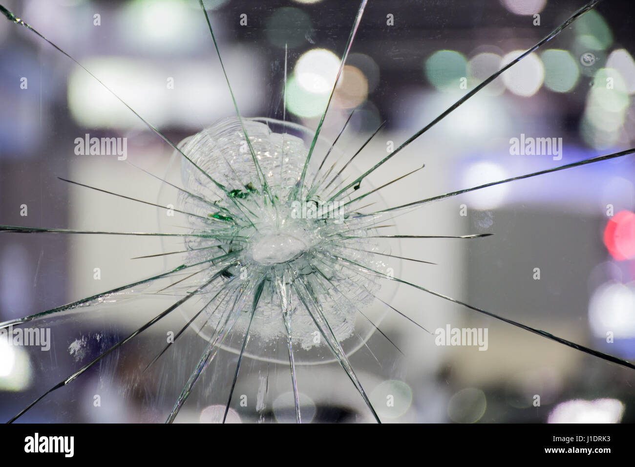 Broken safety glass hi-res stock photography and images - Alamy