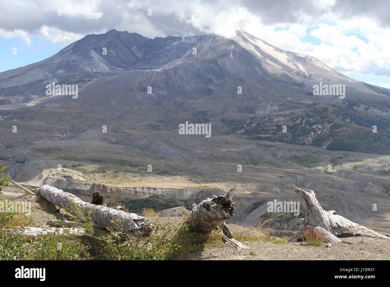 Mount st helens volcano after eruption hi-res stock photography and ...