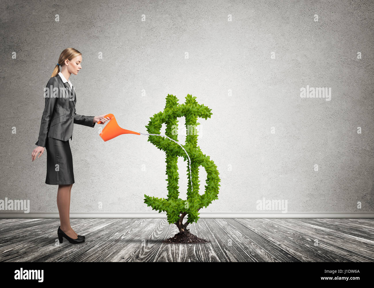 Make your money grow Stock Photo - Alamy