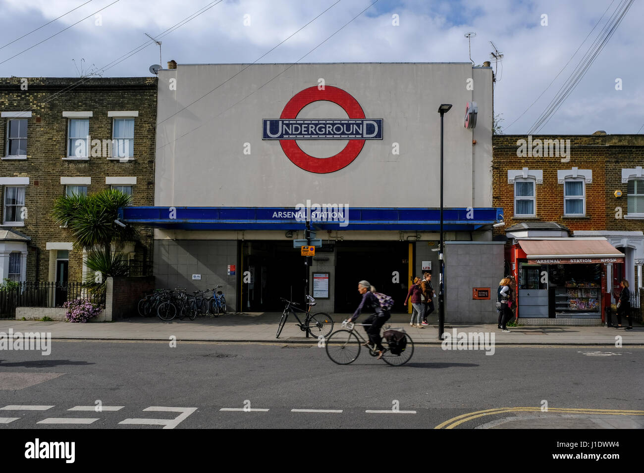Arsenal underground station hi-res stock photography and images - Alamy