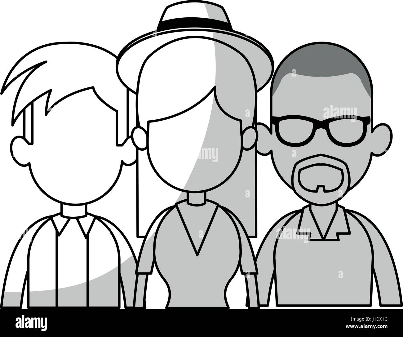 young people icon Stock Vector Image & Art - Alamy