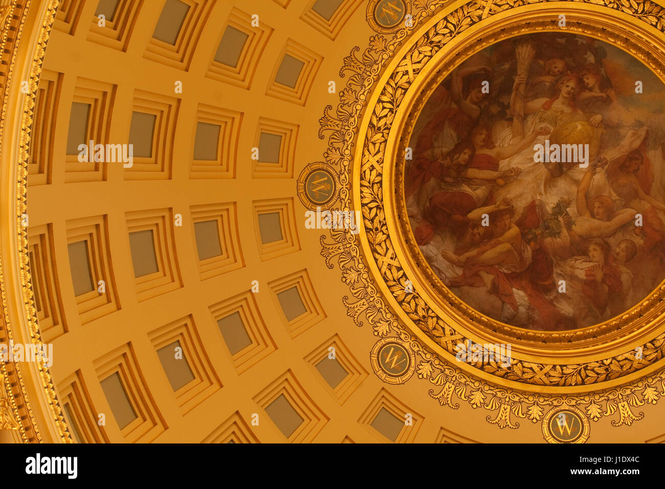 Capitol dome ceiling hi-res stock photography and images - Alamy