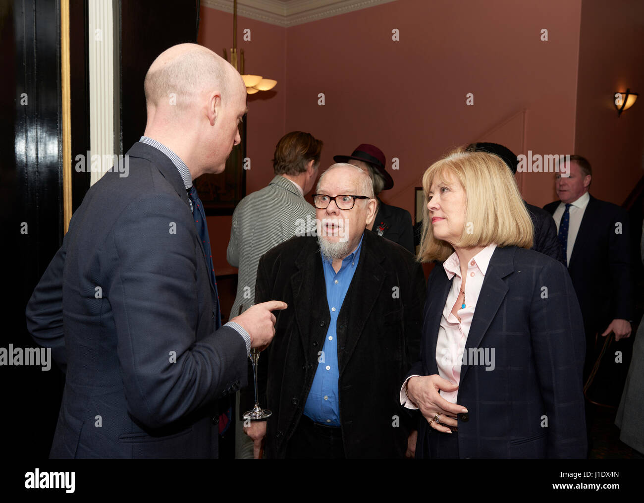Harry Mount, Sir Peter Blake & Chrissy Wilson at The Oldie of the Year ...
