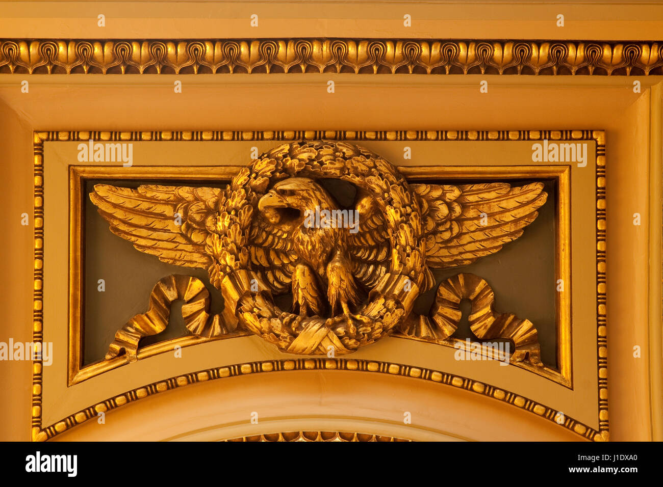Eagle Sculpture Found in Wisconsin State Capitol in Madison Stock Photo ...