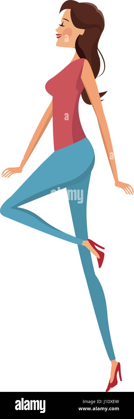 woman cartoon icon Stock Vector Image & Art - Alamy