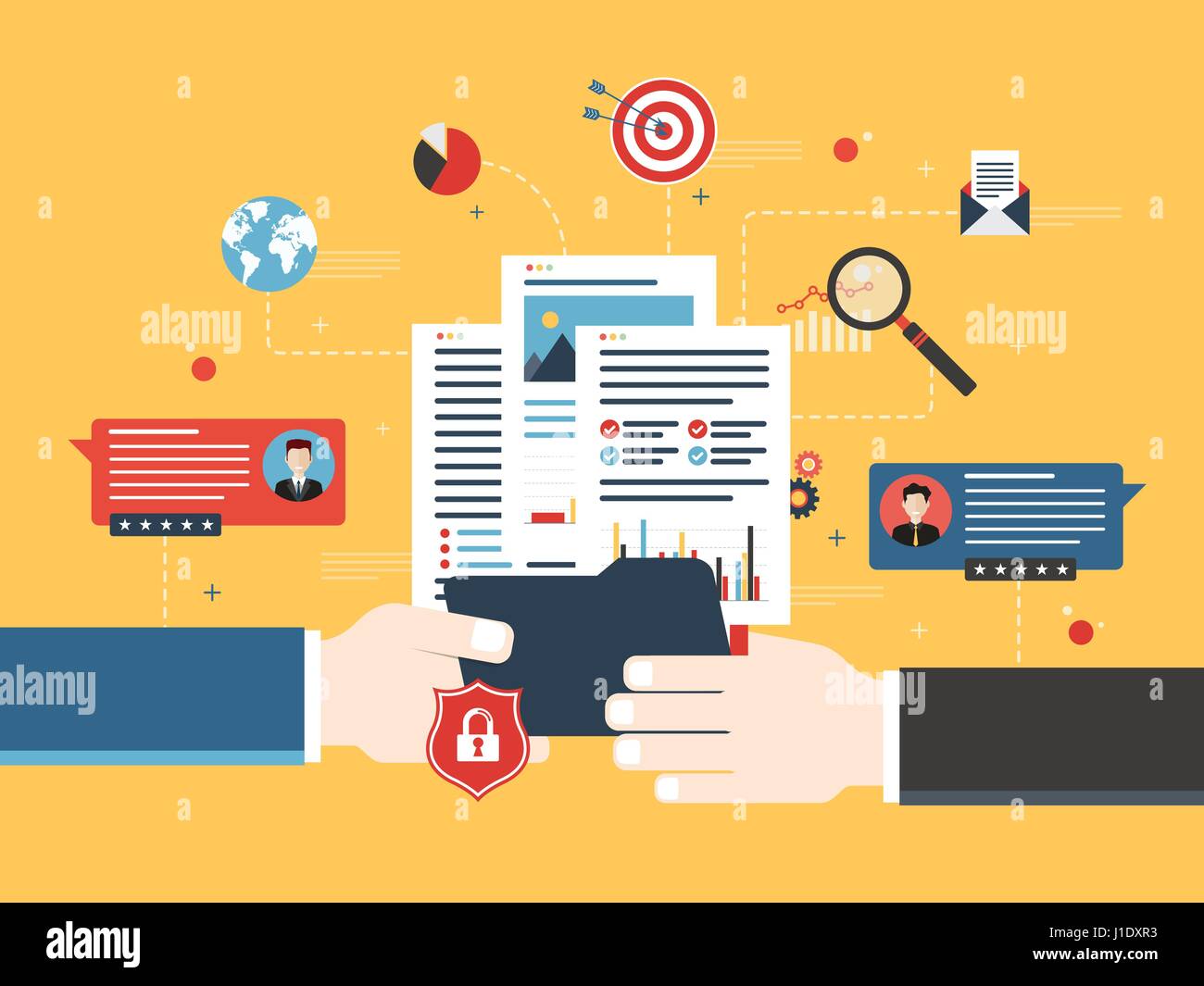 Secret reports Stock Vector Images - Alamy