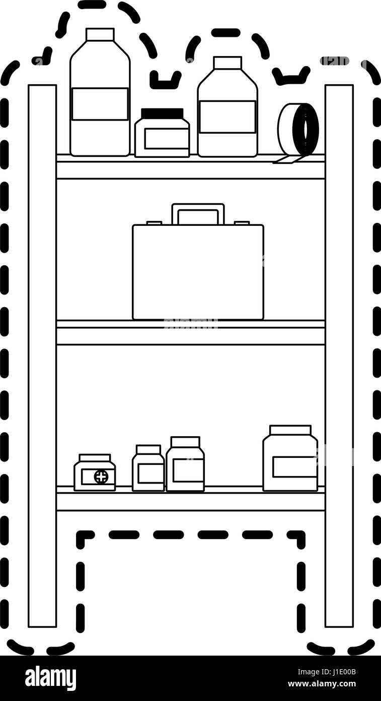 Shelf in pharmacy Black and White Stock Photos & Images - Alamy